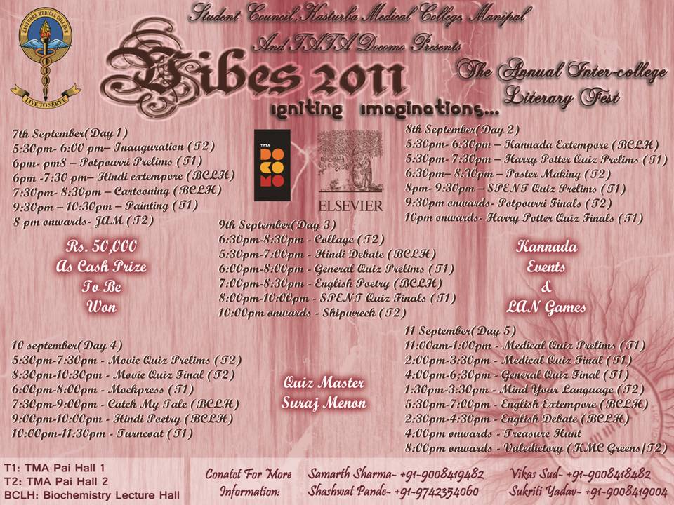Vibes 2011 poster | ManipalBlog